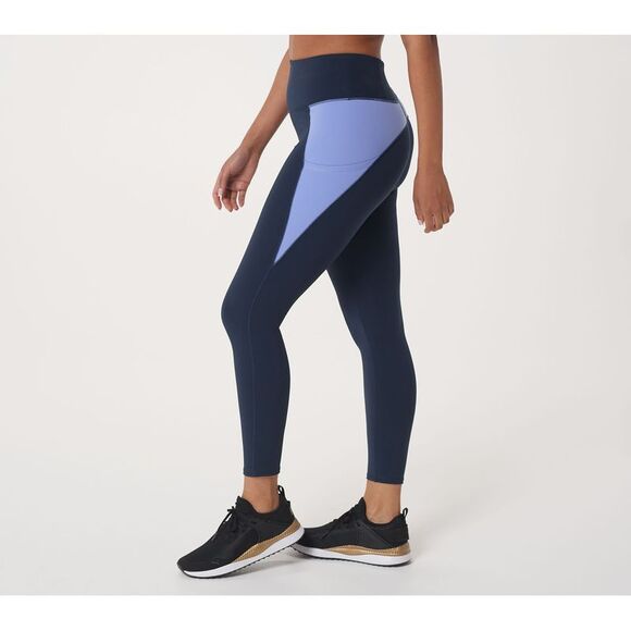 zuda | Pants & Jumpsuits | Zuda Petite Zcolorblocked Leggings Womens ...